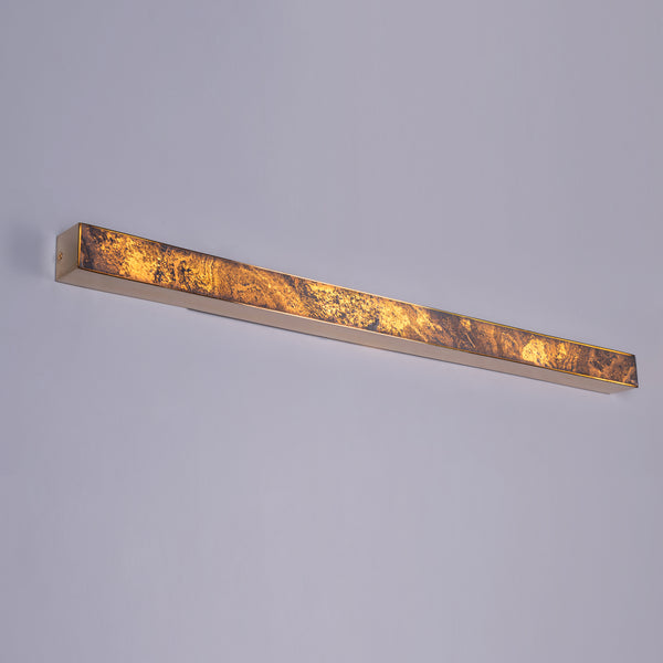 Cloudy Days Translucent (Large, Gold, Built-In LED) Natural Stone Wall