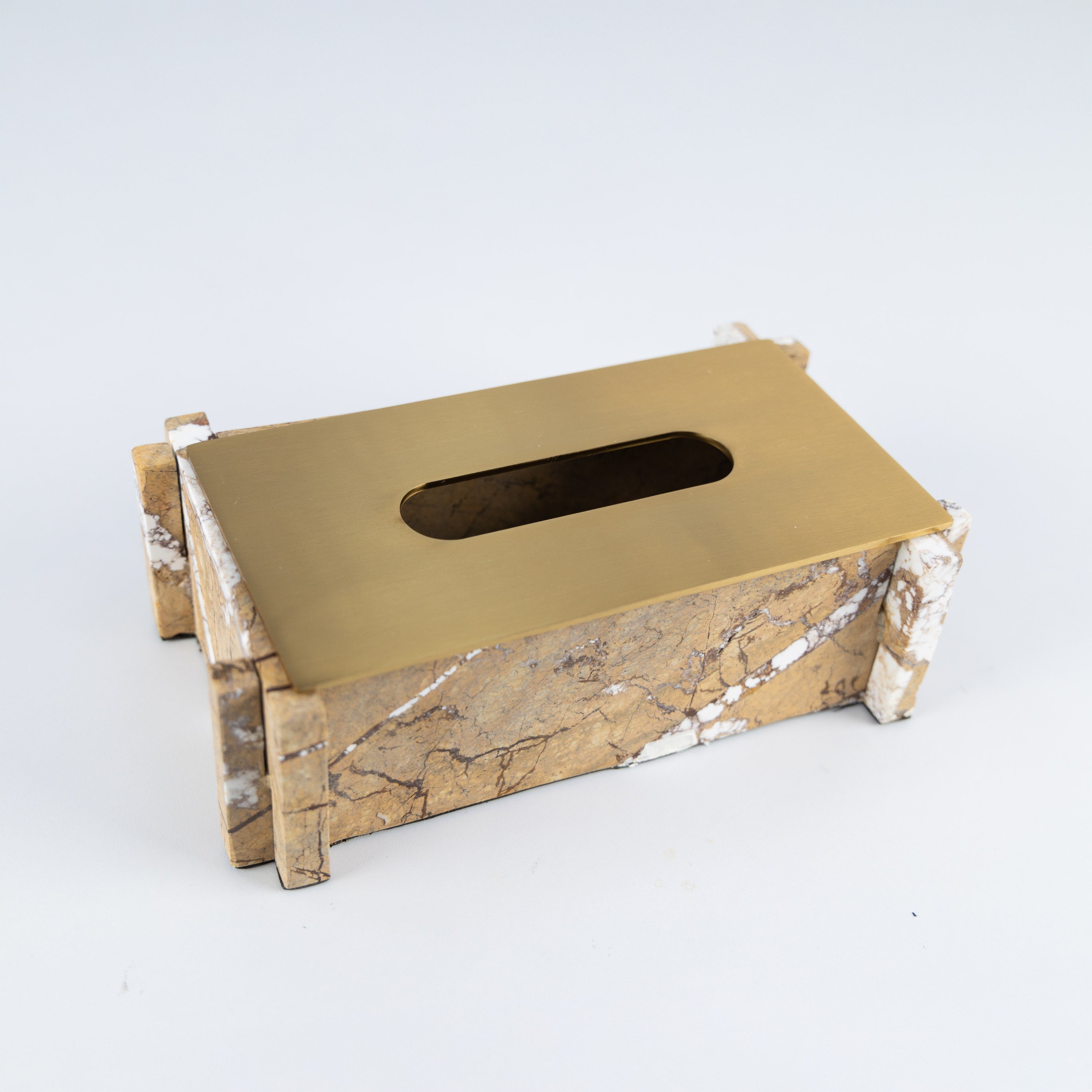 Ecliptia Shell ( Brown) Tissue Box